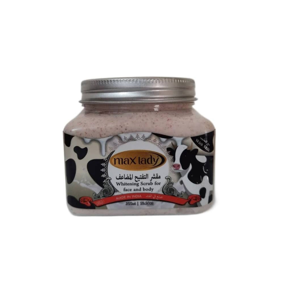 ماسک اسکراب شنی لایه بردار شیر گاو مکس لیدی MAX LADY | مدیاژ